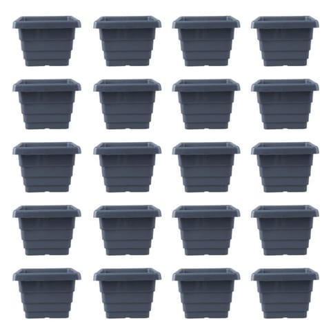 Free Next Day Delivery | Set of 20 - 6 Inch Grey Premium Orchid Square ...